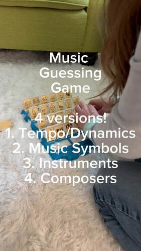 Music Guessing Game | Tempo/Dynamics, Music Symbols, Instruments ...