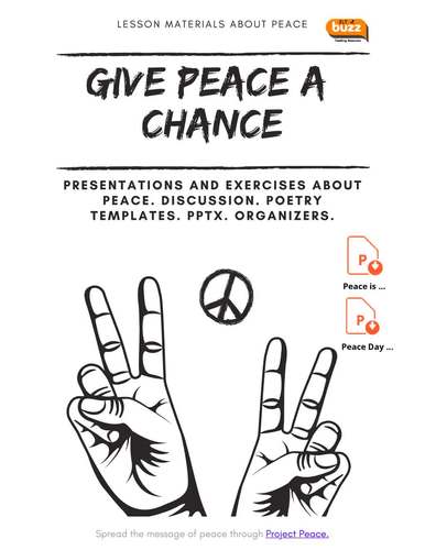 What is Peace. Activities. Poem. Templates. Writing. Discussion. ELA ...