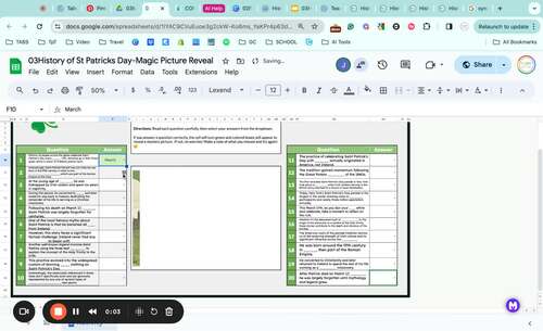History of Saint Patrick's Day | Rdg & Magic Reveal Activity - Print ...