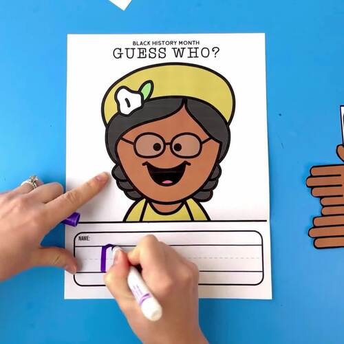 Black History Month Guess Who Craft | Celebrating African American Heroes