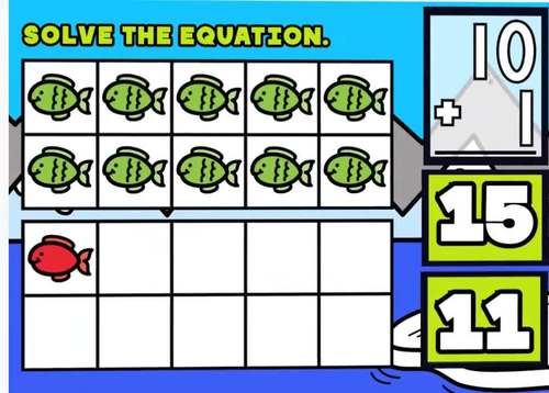 Boom Cards: Winter Addition Within 20 | Ten Frame | Facts to 20 | TPT