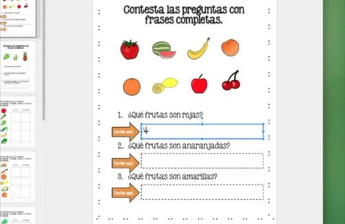 Spanish Food La comida PowerPoint and Curriculum Distance Learning