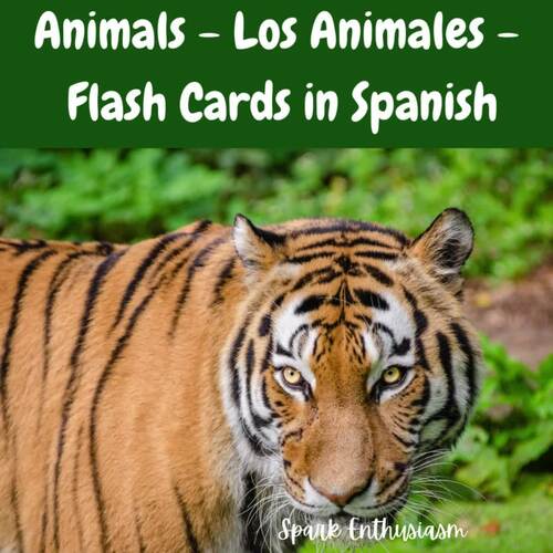 Animals - Los animales - Flash Cards & Games in Spanish and English ...