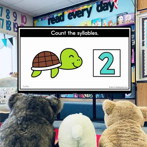 Phonological Awareness Activities Syllable Division Counting Digital ...