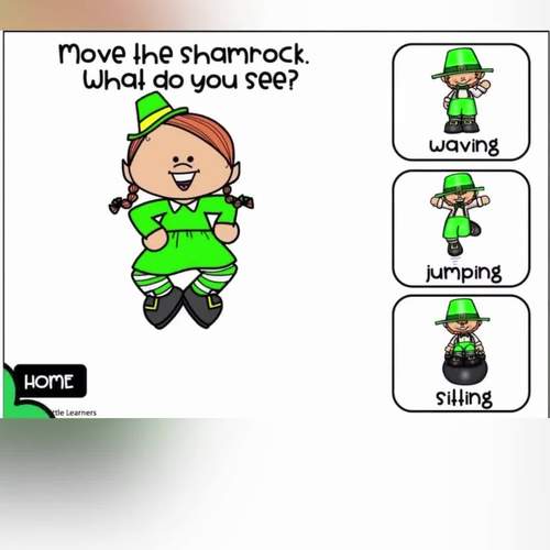 St. Patrick's Day Speech Therapy Boom Cards™ by Autism Little Learners