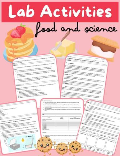Experiments with Food to practice Scientific Method Worksheets Lab report