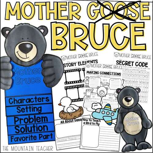 Mother Bruce Read Aloud Activities and Bear Crafts for Bulletin Boards