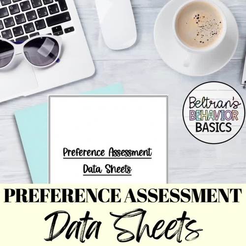 Preference Assessment Data Sheets Autism or ABA Classroom | TPT