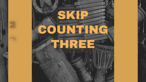 Skip Counting by 3 Song | Multiplication Facts Music | Middle School Math