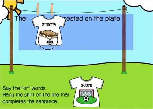 Vocalic R Coarticulation Sentences - OR Clothes Pin Speech | TPT