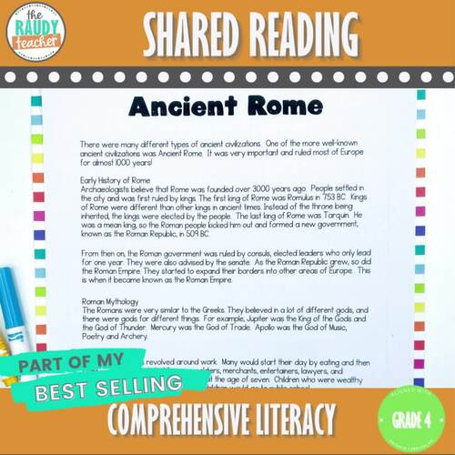 Shared Reading Passage & Lessons - Ontario Gr 4 Social Studies ...
