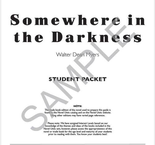 Somewhere in the Darkness Novel Units® Student Packet Novel Study