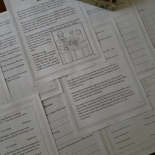 Physics Workbook Bundle | Grade 4-9 Classical Charlotte Mason Science