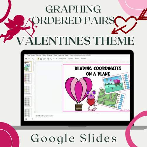 Graphing Ordered Pairs on the Coordinate Plane - Valentines Math Activity