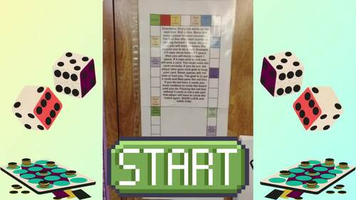 Math Card Dice Board Game BUNDLE by Skye's Workshop | TPT