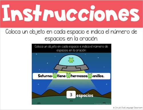 Centros de lectura para kinder DIGITAL Espacio | TPT