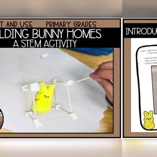 Building A Peep A Home | Easter STEM Activities by Beachy Dreams
