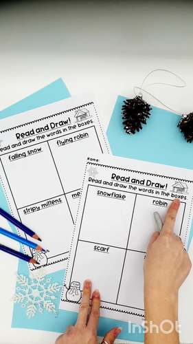 Winter Reading Comprehension Worksheets Kindergarten 1st Grade | TPT