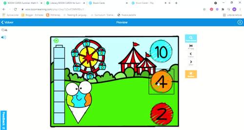 BOOM CARDS Summer: MEASURING LENGTH | Measure Distance Learning by Ms ...