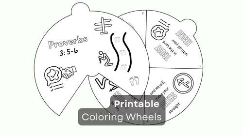 coloring page proverbs 3 5 6