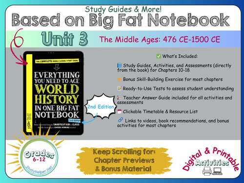 Middle School World History-Based on Big Fat Notebook-Unit 3:Middle Ages