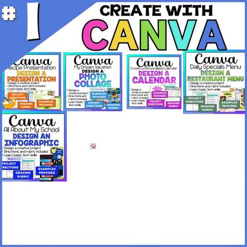 CANVA: Huge MEGA Project Bundle - 40+ Graphic Design Assignments in Canva