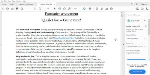 Innate immune system - Quizlet Game by Living with science | TPT