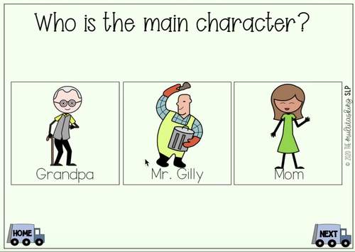 Trashy Town Book Companion | Speech Therapy | Boom Cards™ & Printable