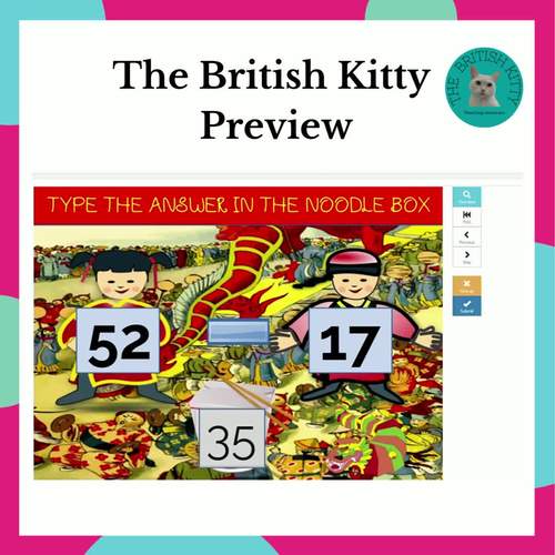 Chinese New Year Subtraction Within 100 (Lunar New Year) Math Boom Cards™