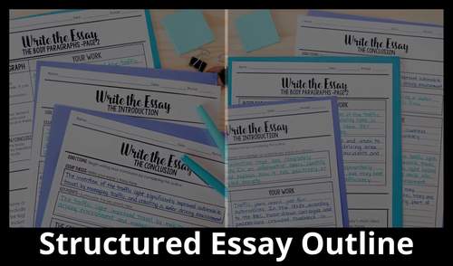 Essay Writing - Guided and Structured Essay Outline - Essay Outline ...