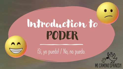 Introduction to PODER! ¡Sí, yo puedo! (Animated PPT Presentation!)