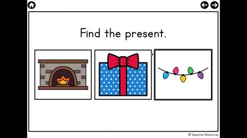 Christmas Build a Scene Boom Cards™ by Speechie Adventures | TpT