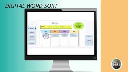 Words Their Way Activities Bundle/Prefixes/Derivational Relations Spellers
