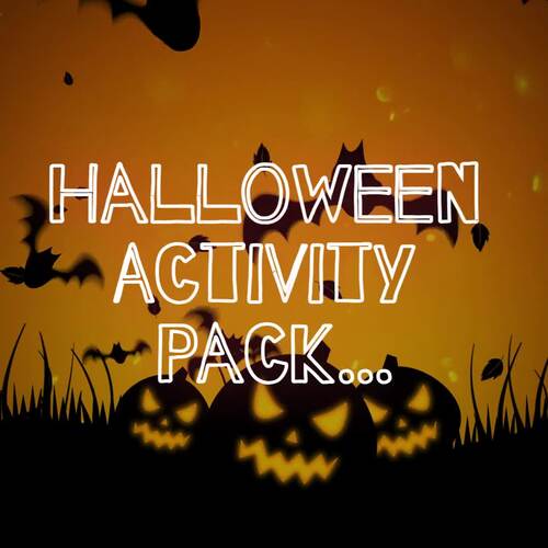 Halloween Activity Pack- Colouring Pages, Bookmarks and Word Searches