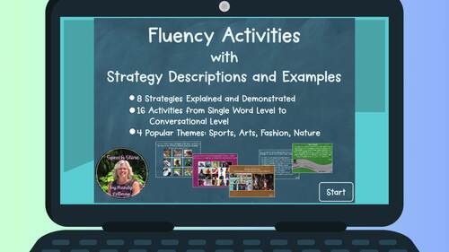 Fluency Strategies, Practice Boom Deck AND Printable Homework Bundle