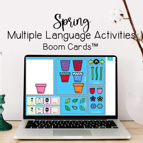 Spring Language Activities No Prep No Print Speech Therapy Boom Cards™