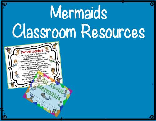Mermaid Themed Unit: Literacy & Math Centers & Activities | TPT