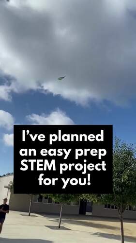 8th Grade Science | STEM Curriculum | Paper Airplane STEM Activity | Forces