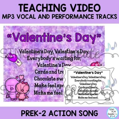 Valentine's Day Song: "Valentine's Day" for Music Program or Choir
