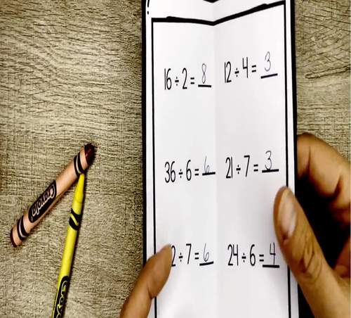 School Time Multiplication and Division 3D Craft by Heather Johnson 33