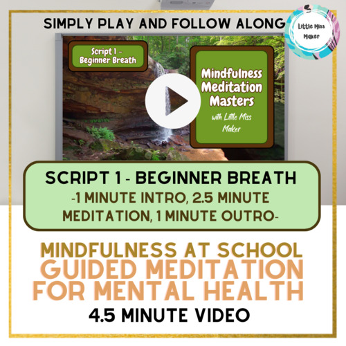 Guided Mindfulness Meditation Video 1 - Mental Health, Wellbeing, Calming