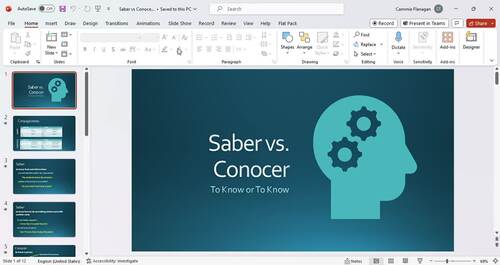 Saber vs Conocer PowerPoint Lesson by SinginSeñorita | TPT