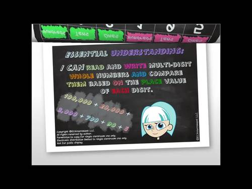 Digital Math Lesson - Read and Write Multi-digit Whole Numbers: 4.NBT.2