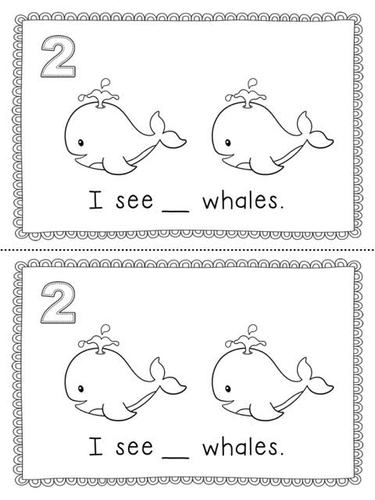 K-1 Math Number Activity Book Bundle, Math Skills for Guided Math Practice