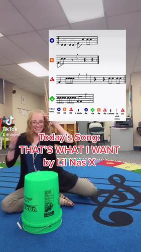 Bucket Drumming Arrangement - THAT'S WHAT I WANT by Lil Nas X by slaghtjk