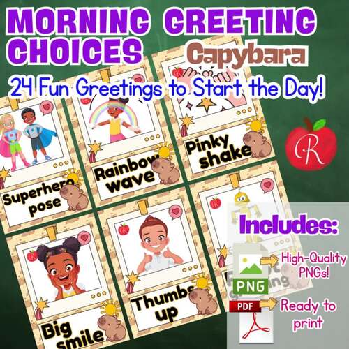 Morning Greeting Choices Posters | Back to School Classroom Decor ...