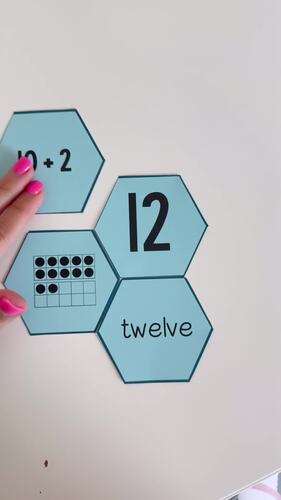 Teen Numbers Puzzles - Decomposing Teen Numbers - Kindergarten and ...