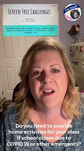 Planning Home Activities for K-2 and Special Ed for Distance Learning