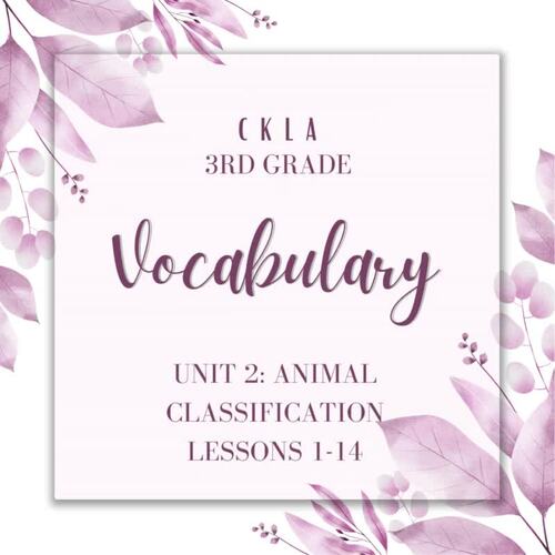 3rd Grade CKLA Unit 2 Vocabulary Posters! by Miss Matthews Madness