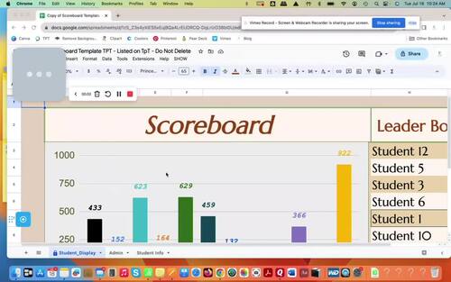 Halloween Classroom Scoreboard & Store Bundle--Easy Google Sheets ...